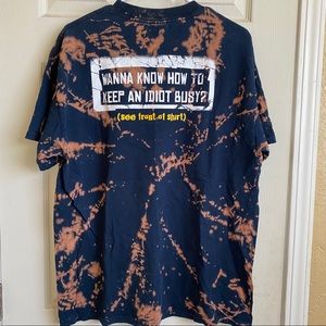 Hot Topic | Tops | Custom Tie Dye Funny Graphic Tshirt | Poshmark